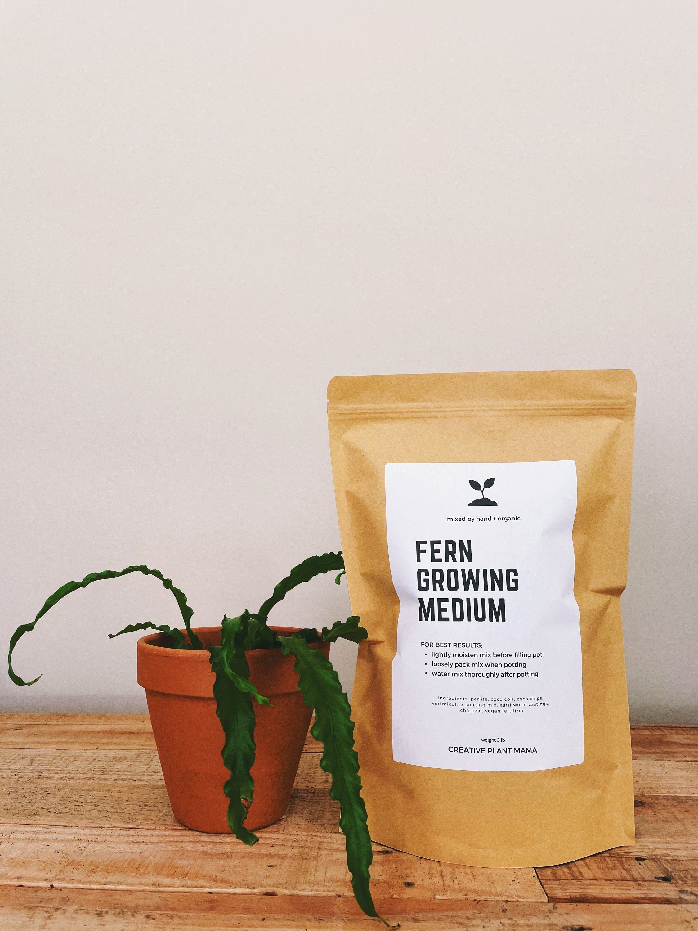 FERN Soil Mix - Houseplant Growing Medium - 3 LB / 2 Gallon – Creative ...